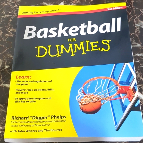 Wiley | Other | Basketball For Dummies Book | Poshmark